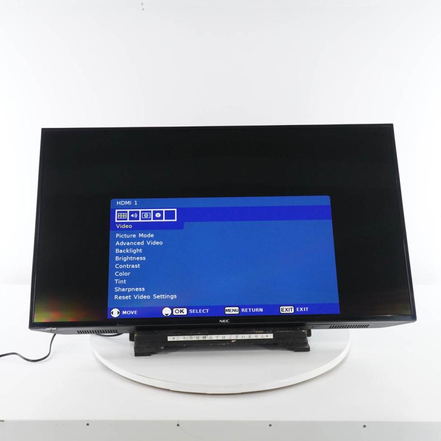 [PG]USED 8日保証 NEC LCD-E436 43型 モニター 液晶ディスプレイ 43インチ フルHD HDMI 1920×1080 [04991-0221] : ソクラボショップ ...
