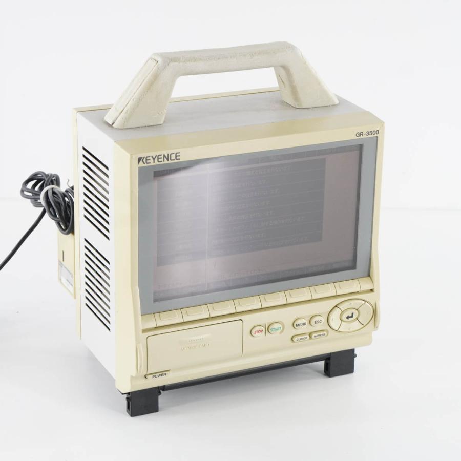[JB]USED 現状販売 KEYENCE GR-3500 PCリンク型高機能レコーダー ACアダプター 電源コード [05007-0001 ...