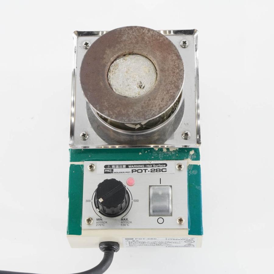 [PG]USED 8日保証 太洋電機産業 POT-28C goot ソルダーポット 小型はんだ槽 鉛フリーはんだ対応 SOLDERRING ...