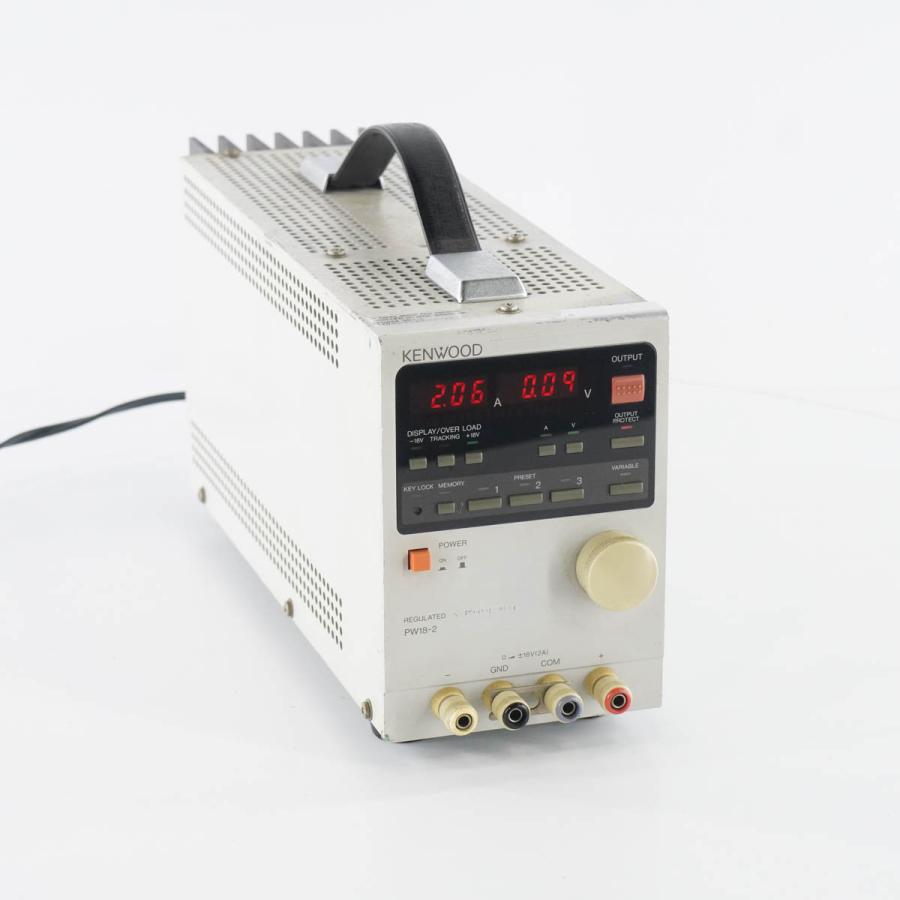 [DW]USED 8日保証 KENWOOD PW18-2 REGULATED DC POWER SUPPLY 直流安定化電源 DC電源 電源コード [05012-0013] : ソクラボ ...