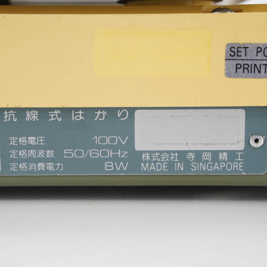 [JB]USED 現状販売 TERAOKA DS-460 電気抵抗線式はかり 使用範囲4g~600g [05012-0025] : ソクラボ ...