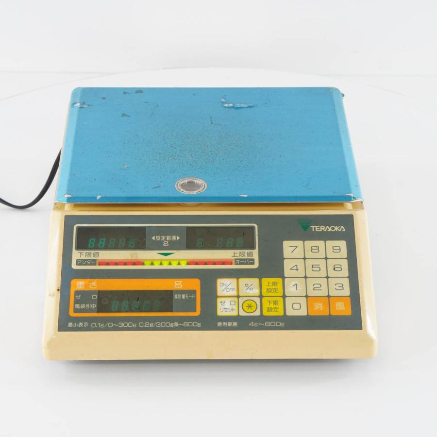 [JB]USED 現状販売 TERAOKA DS-460 電気抵抗線式はかり 使用範囲4g~600g [05012-0025] : ソクラボ ...