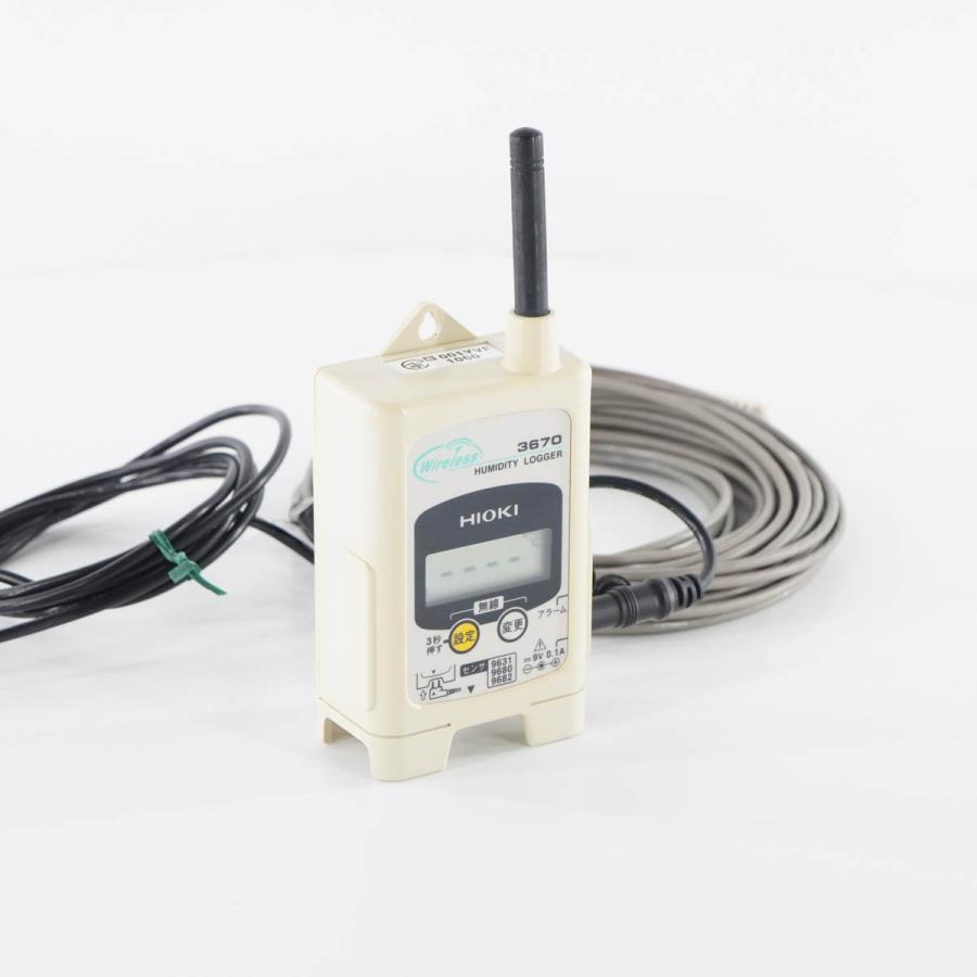 [DW]USED 8日保証 05/2022CAL HIOKI 3670 HUMIDITY LOGGER 温湿度ロガー ワイヤレスロガー AC ...