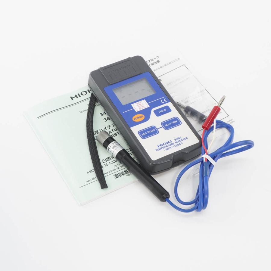 [JB]USED 現状販売 HIOKI 3441 TEMPERATURE HiTESTER 温度ハイテスター 温度計 9181 -100 ...