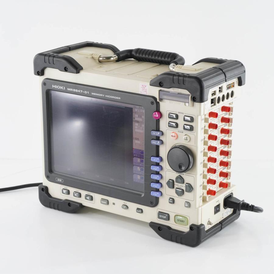 [JB]USED 現状販売 HIOKI MR8847-01 MEMORY HiCORDER メモリーハイコーダー 8966*8 ANALOG ...