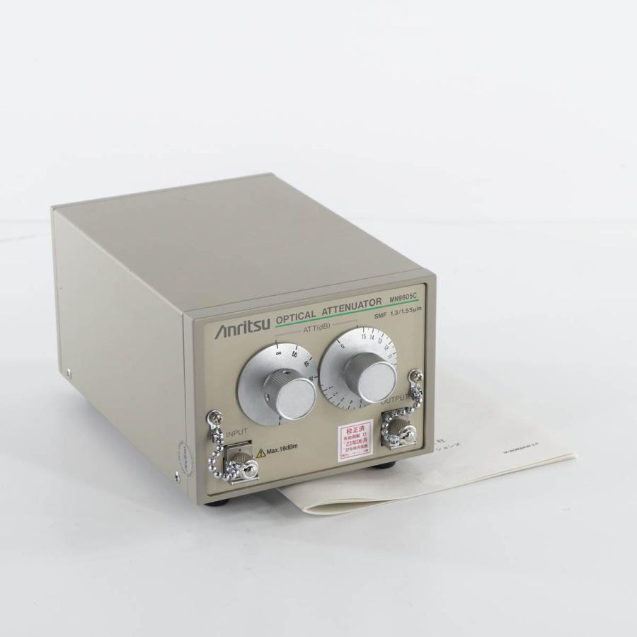 [JB]USED 現状販売 Anritsu MN9605C OPTICAL ATTENUATOR オプティカルアッテネーター 光減衰器 取扱説明書 [05020-0083 ...