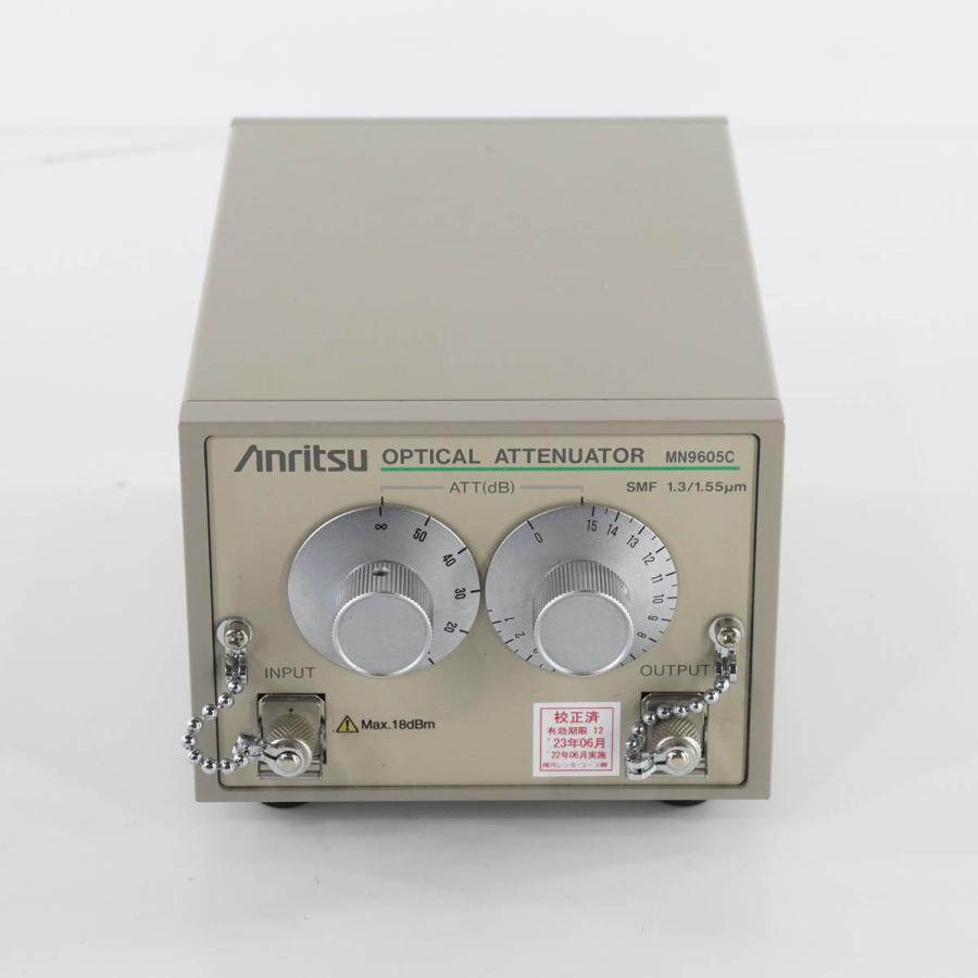 [JB]USED 現状販売 Anritsu MN9605C OPTICAL ATTENUATOR オプティカルアッテネーター 光減衰器 取扱説明書 [05020-0083 ...