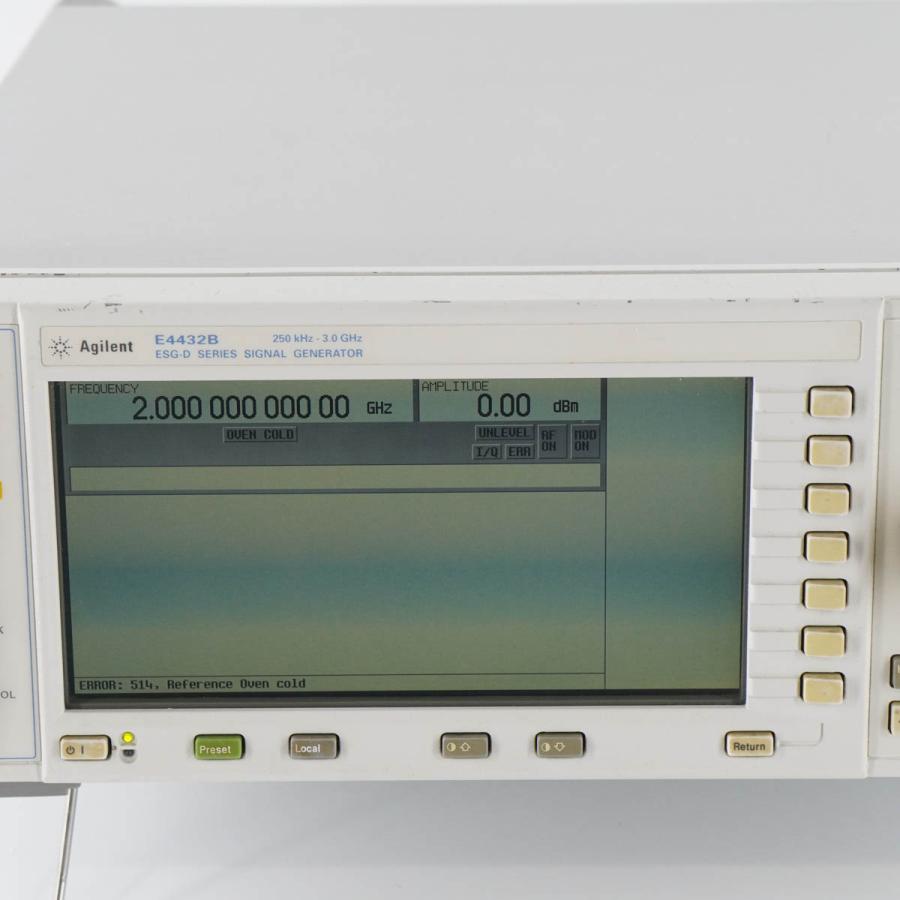 [JB]USED 現状販売 Agilent E4432B ESG-D SIGNAL GENERATOR シグナルジェネレーター 1E5 100 H99 UK6 UND 250kHz-3 ...