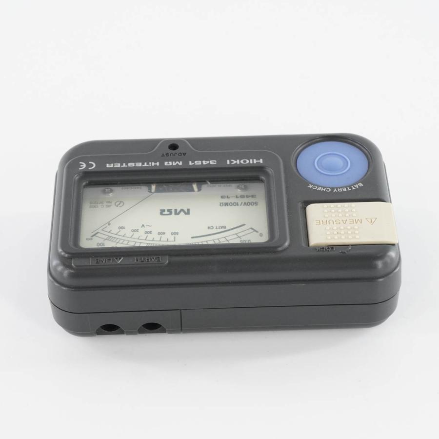 [DW]USED 8日保証 HIOKI 3451 MΩ HiTESTER 絶縁抵抗計 メグオームハイテスター [05024-0005 ...