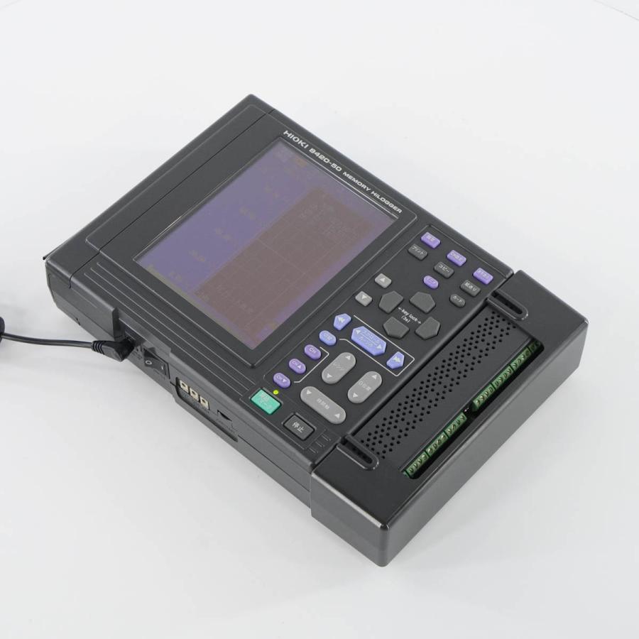 [DW]USED 8日保証 HIOKI 8420-50 MEMORY HiLOGGER メモリーハイロガー ACアダプター ソフトウェア 取扱 ...
