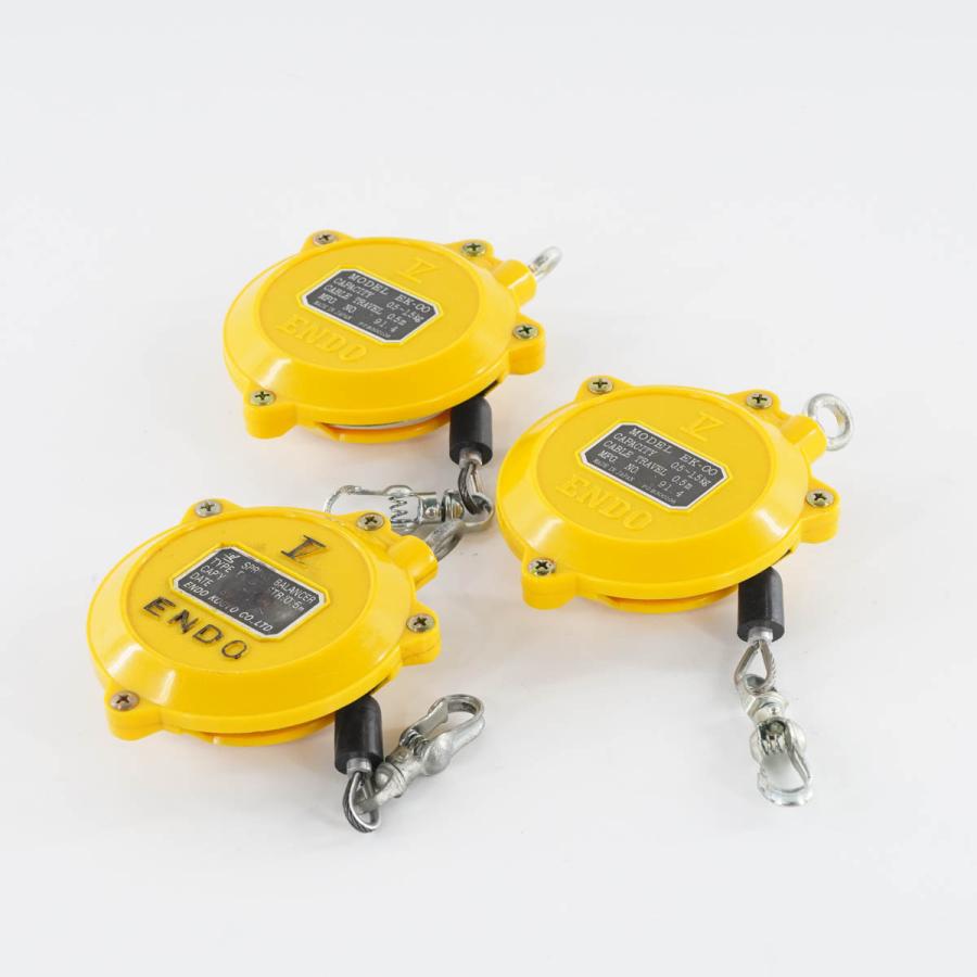 [PG]USED 8日保証 3個セット ENDO KOGYO EK-00 SPRING BALANCER スプリングバランサー 取扱説明書 ...
