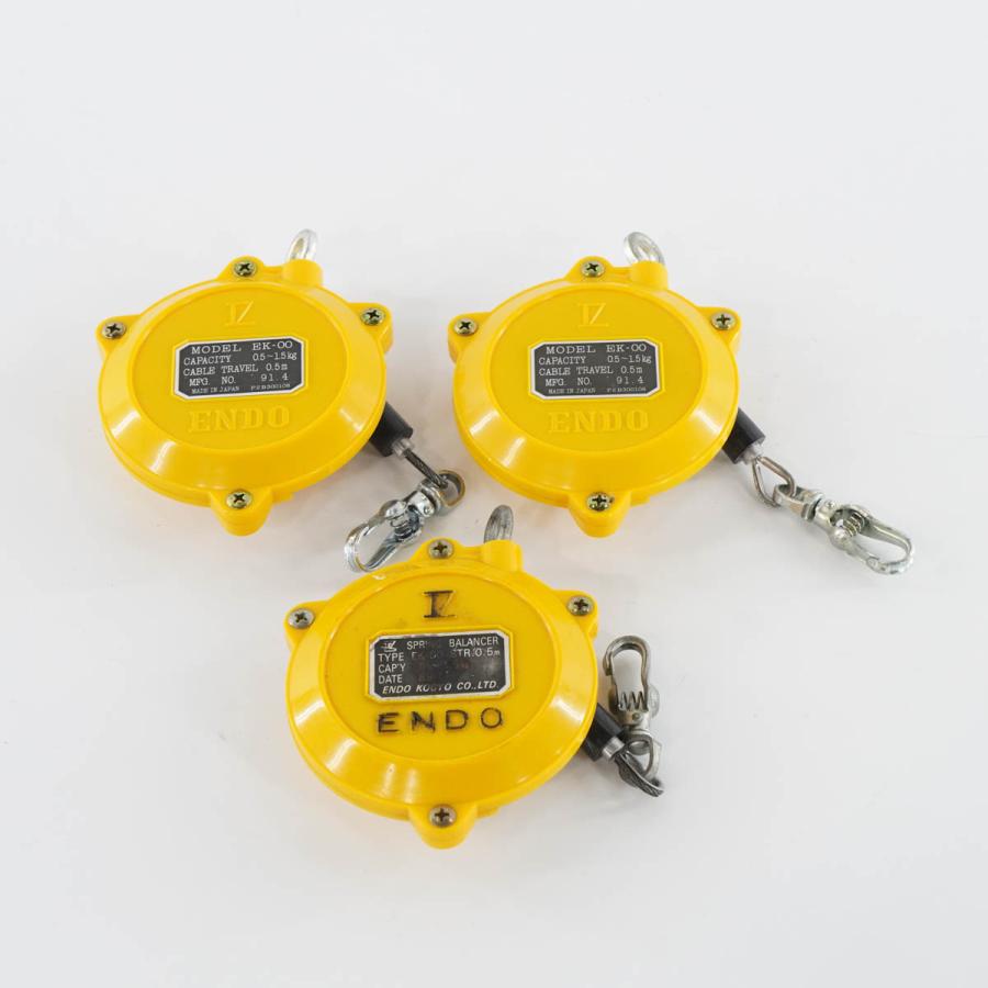 [PG]USED 8日保証 3個セット ENDO KOGYO EK-00 SPRING BALANCER スプリングバランサー 取扱説明書 [05024-0070] : ソクラボショップ ...