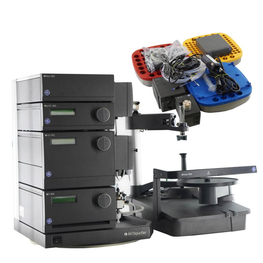 [DW]USED 8日保証 cytiva AKTA prifier100 Plus FPLC Box-900 pH/C-900 UV-900 ...