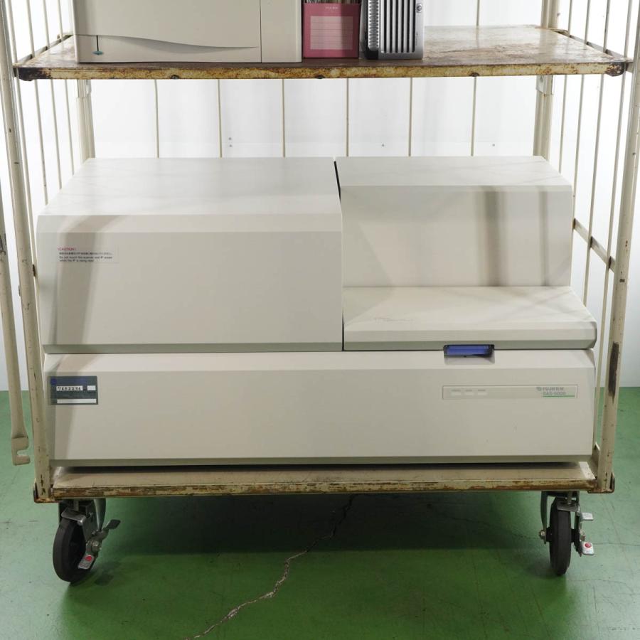 [DW]USED 8日保証 セット FUJIFILM BAS-5000 IPR5000 BIO-IMAGING ANALYZER バイオ ...