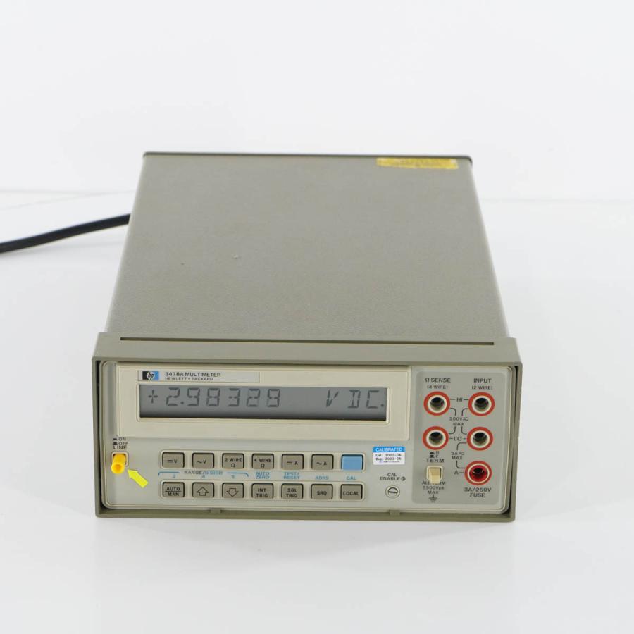 [DW]USED 8日保証 06/2022CAL hp 3478A MULTIMETER マルチメーター [05036-0020] : ソク ...