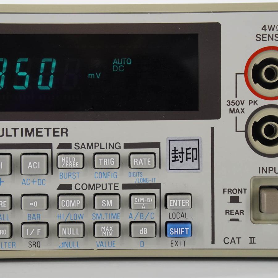 [DW]USED 8日保証 06/2022CAL ADVANTEST R6552 DIGITAL MULTIMETER デジタルマルチメーター ...