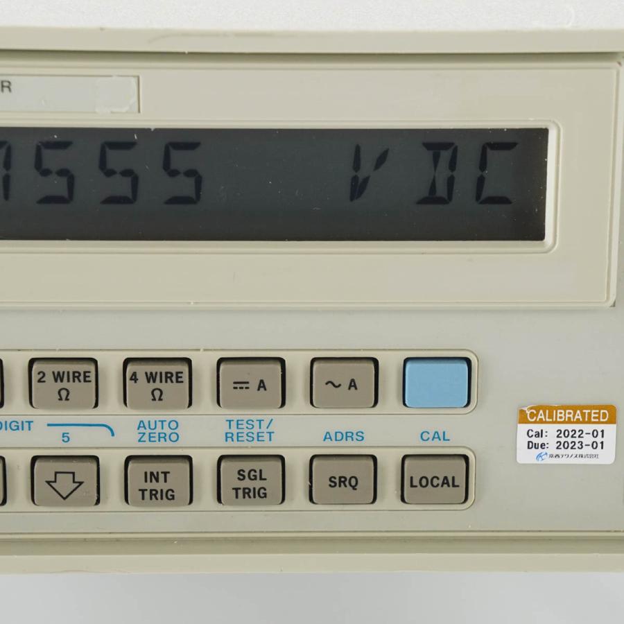 [DW]USED 8日保証 01/2022CAL hp 3468A MULTIMETER マルチメーター [05036-0059 ...