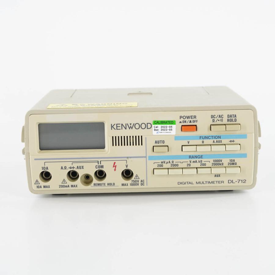 [JB]USED 現状販売 KENWOOD DL-712 DIGITAL MULTIMETER デジタルマルチメーター [05036-0095 ...