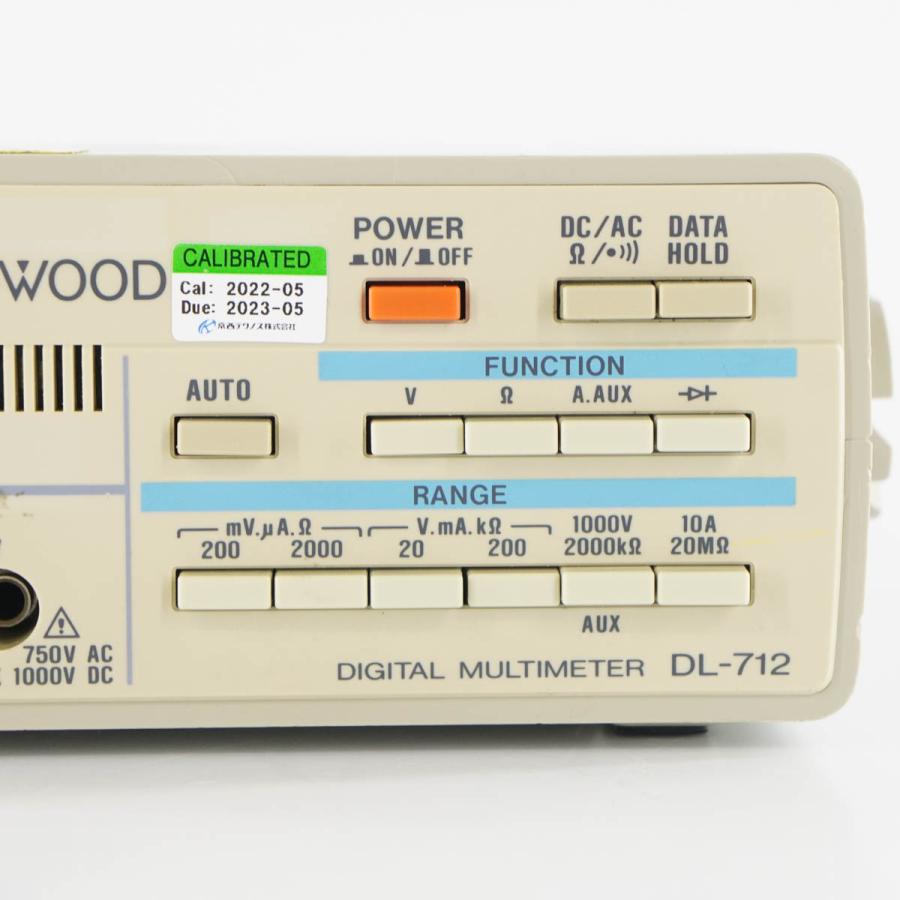 [JB]USED 現状販売 KENWOOD DL-712 DIGITAL MULTIMETER デジタルマルチメーター [05036-0095 ...