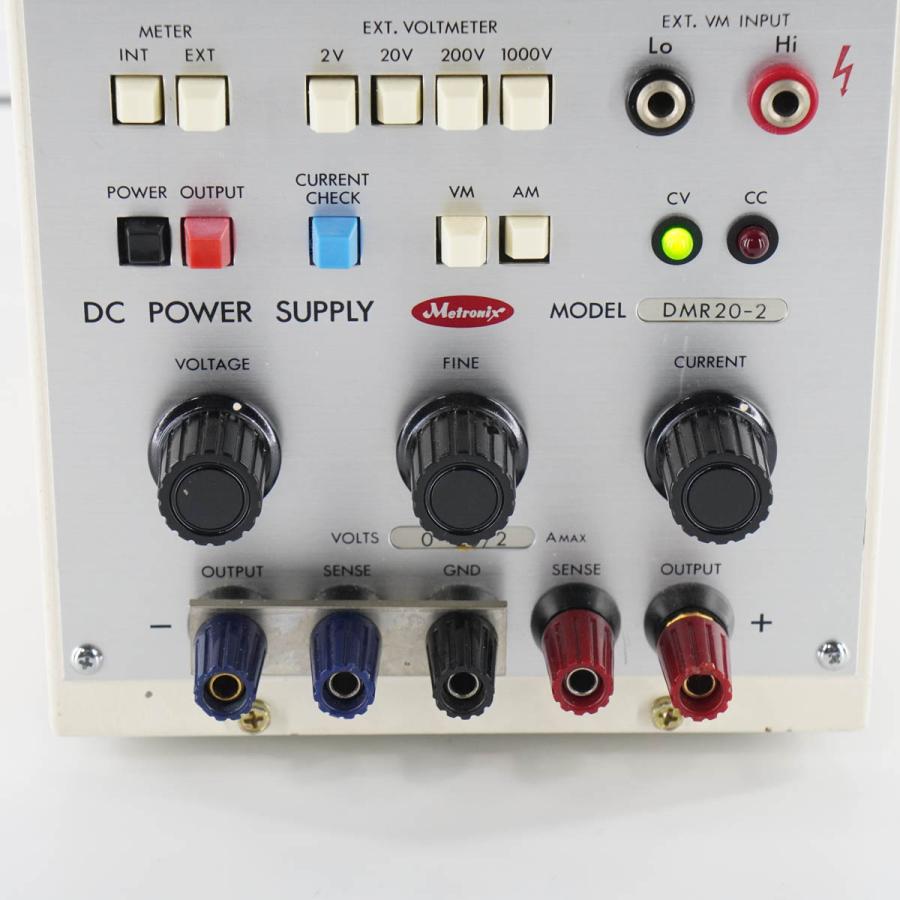 [DW]USED 8日保証 METRONIX DMR20-2 DC POWER SUPPLY DC電源 直流電源 [05036-0103] : ソクラボショップ - 通販 - Yahoo!ショッピング