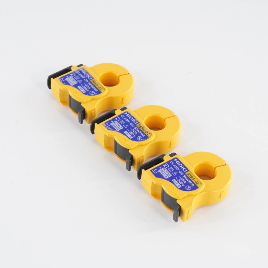 [DW]USED 8日保証 3個セット 08/2021CAL 09/2021CAL HIOKI 9695-02 CLAMP ON SENSOR ...
