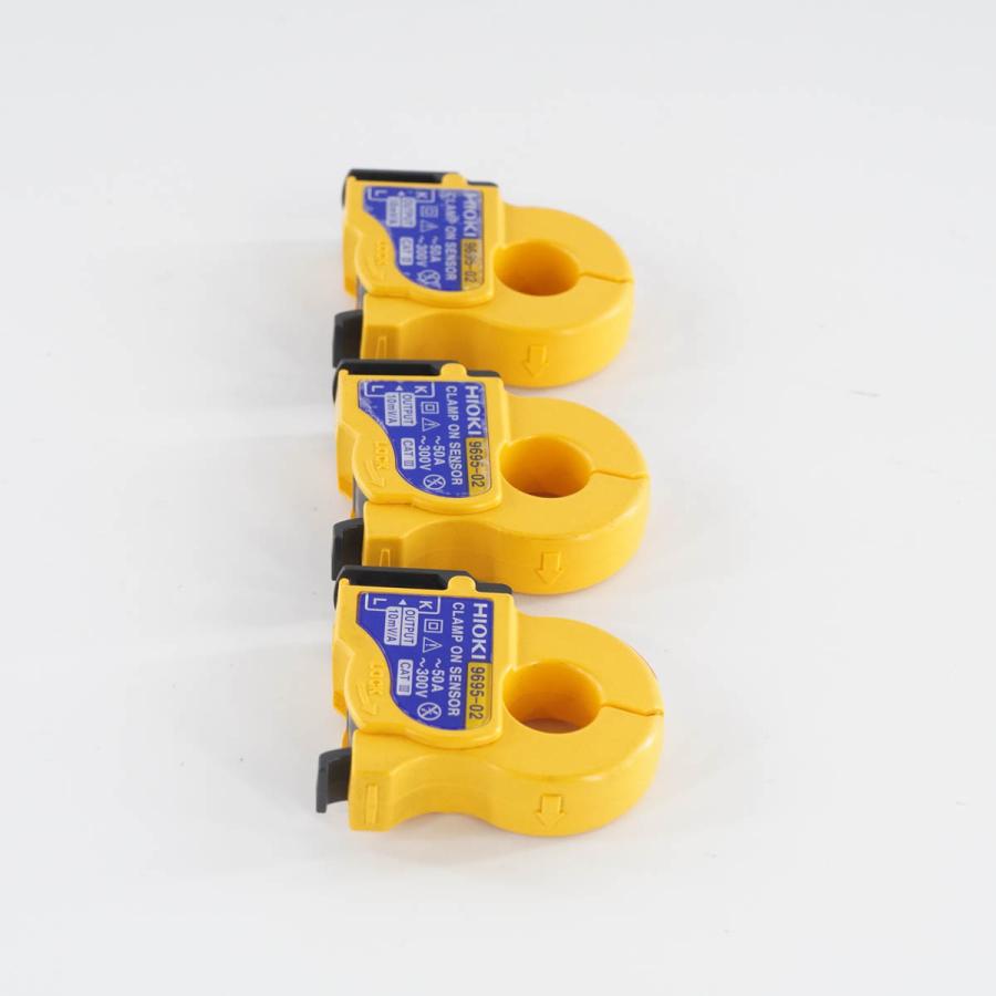 [DW]USED 8日保証 3個セット 08/2021CAL 09/2021CAL HIOKI 9695-02 CLAMP ON SENSOR ...
