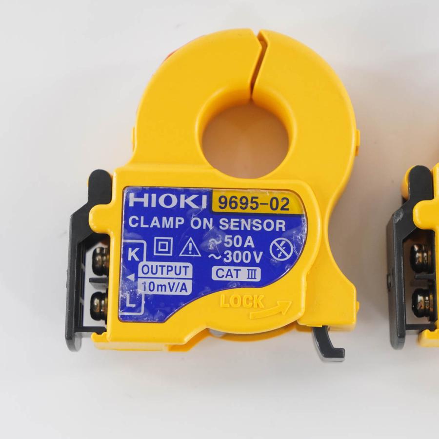 [DW]USED 8日保証 3個セット 08/2021CAL 09/2021CAL HIOKI 9695-02 CLAMP ON SENSOR ...