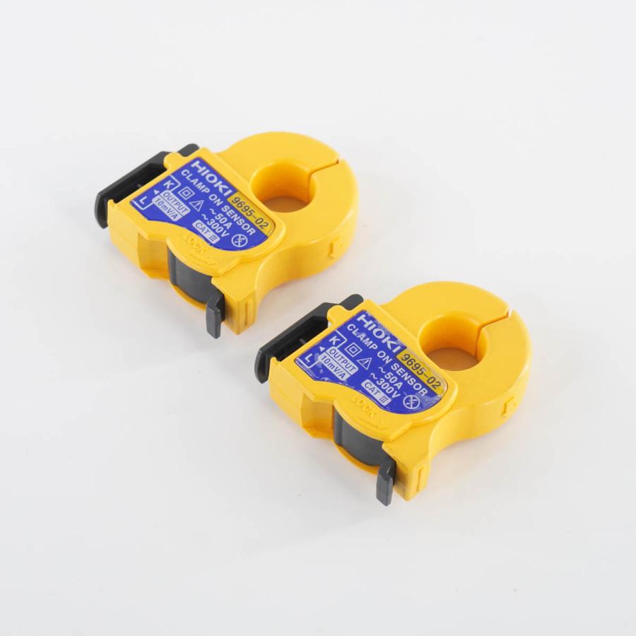 [DW]USED 8日保証 2個セット 09/2021CAL 08/2022CAL HIOKI 9695-02 CLAMP ON SENSOR ...