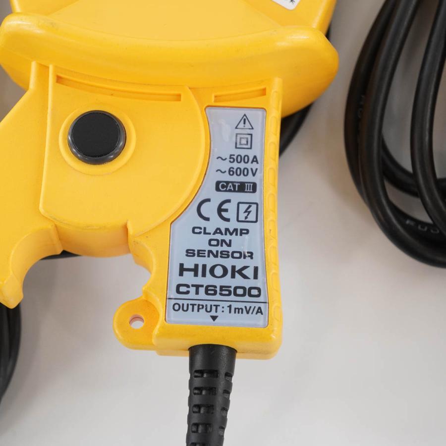 [DW]USED 8日保証 セット HIOKI CT6500 CLAMP ON SENSOR クランプオンセンサー 取扱説明書 [05061 ...