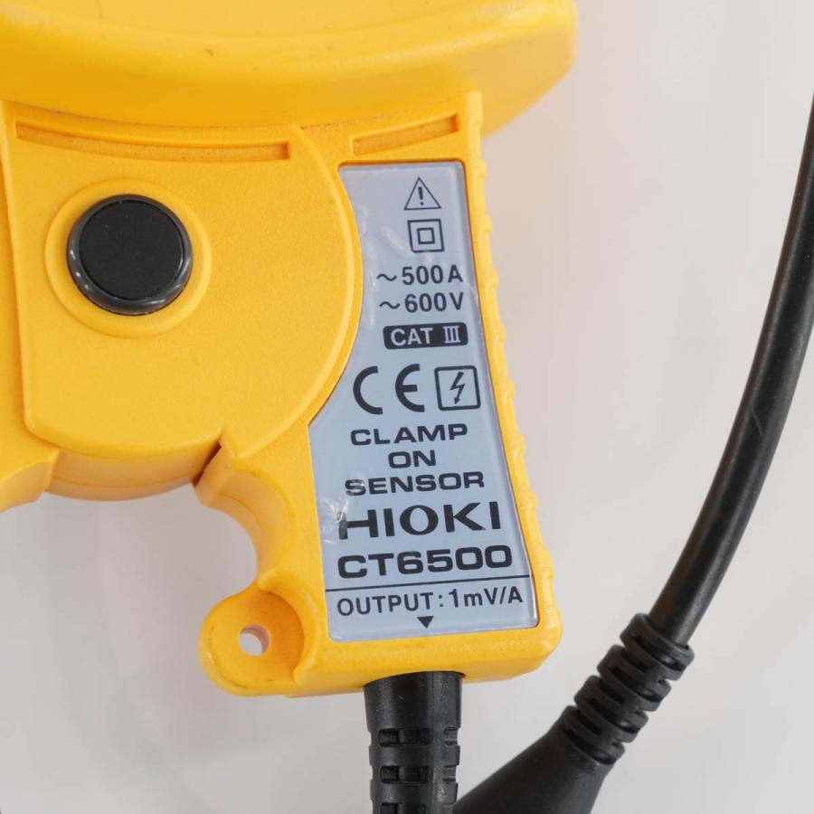 [DW]USED 8日保証 セット HIOKI CT6500 CLAMP ON SENSOR クランプオンセンサー 取扱説明書 [05061 ...