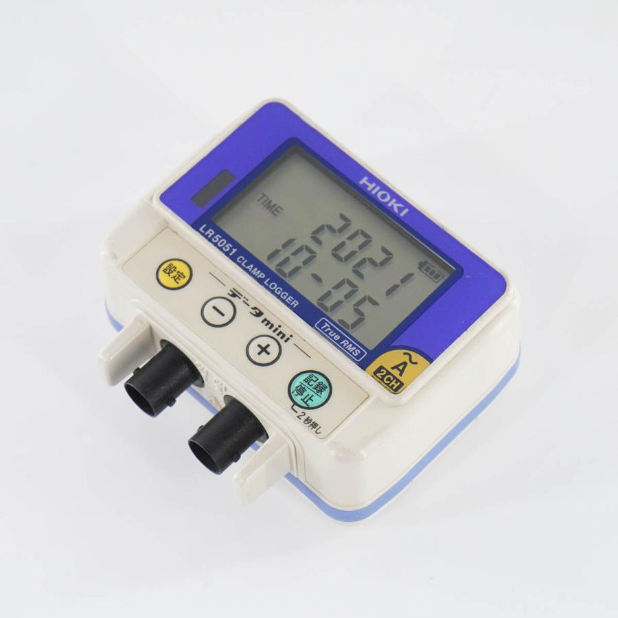 [DW]USED 8日保証 03/2021CAL HIOKI LR5051 CLAMP LOGGER クランプロガー データmini 取扱説明 ...