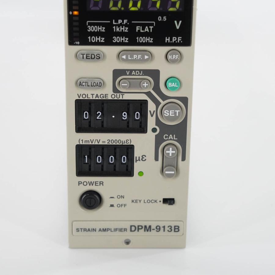 [JB]USED 現状販売 KYOWA DPM-913B STARIN AMPLIFIER 動ひずみ測定器 ストレインアンプ 電源コード 取扱説明書 [05067-0054] : ソクラボ ...
