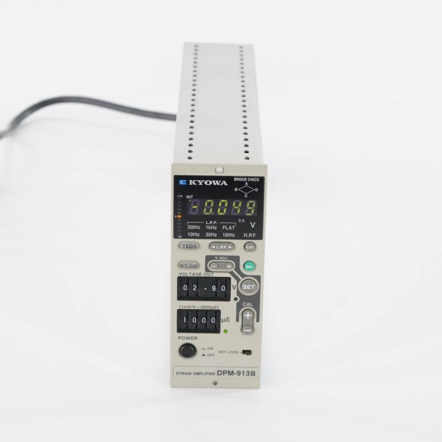 [JB]USED 現状販売 KYOWA DPM-913B STARIN AMPLIFIER 動ひずみ測定器 ストレインアンプ 電源コード 取扱説明書 [05067-0054] : ソクラボ ...