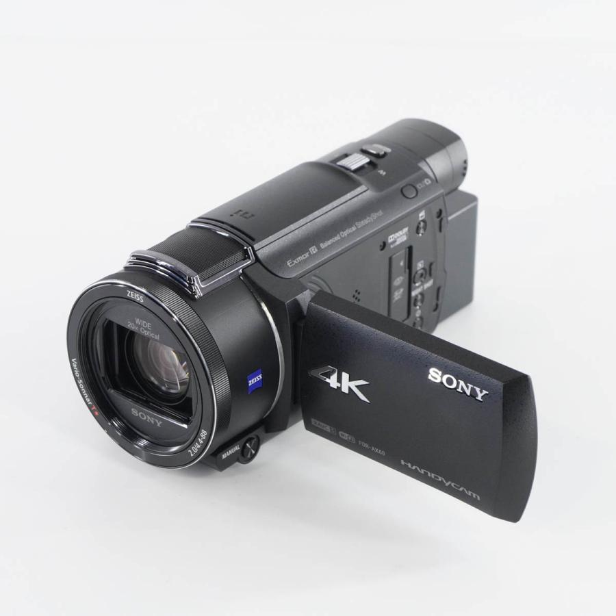 [PG]USED 8日保証 SONY FDR-AX60 4K デジタルビデオカメラ ハンディカム HANDYCAM ACアダプター 取扱説明書 ...