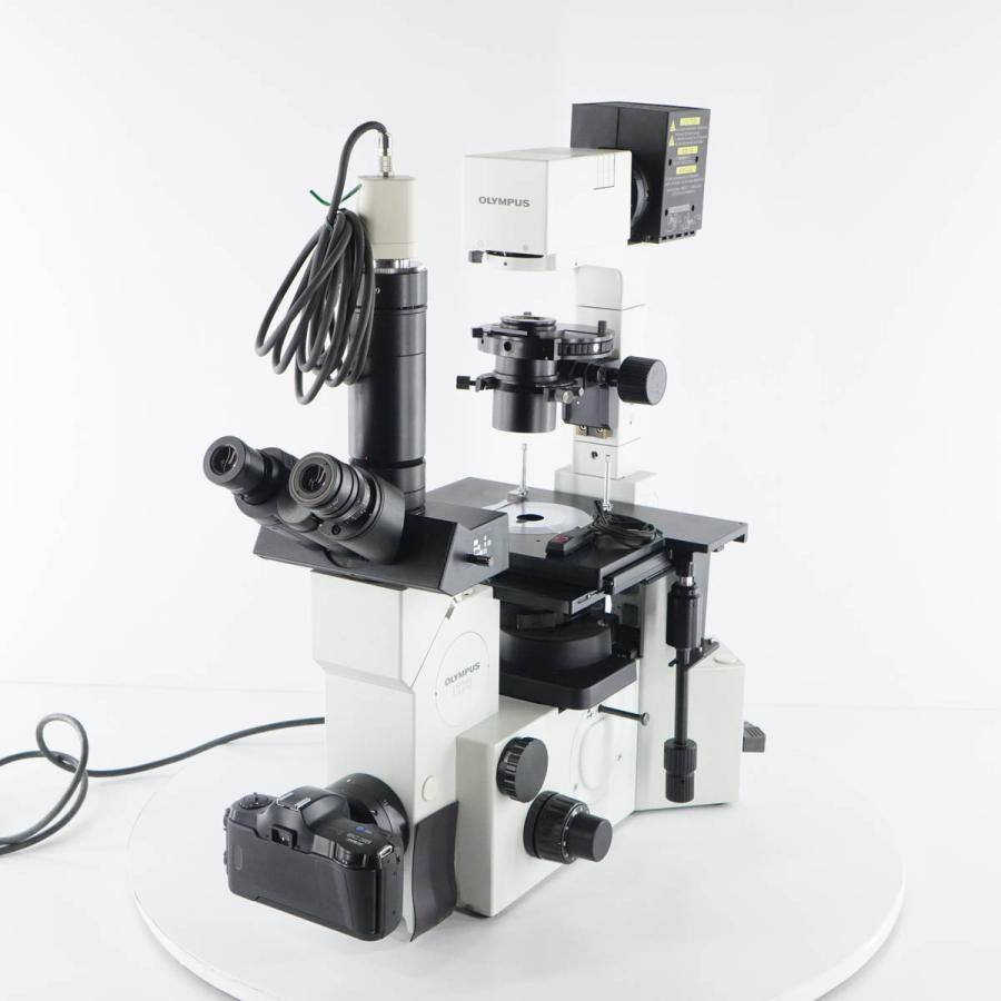 [DW]USED 8日保証 OLYMPUS IX70-S8F2 Microscope 顕微鏡 WH10×-H/22 40× 20× 10×4× ...
