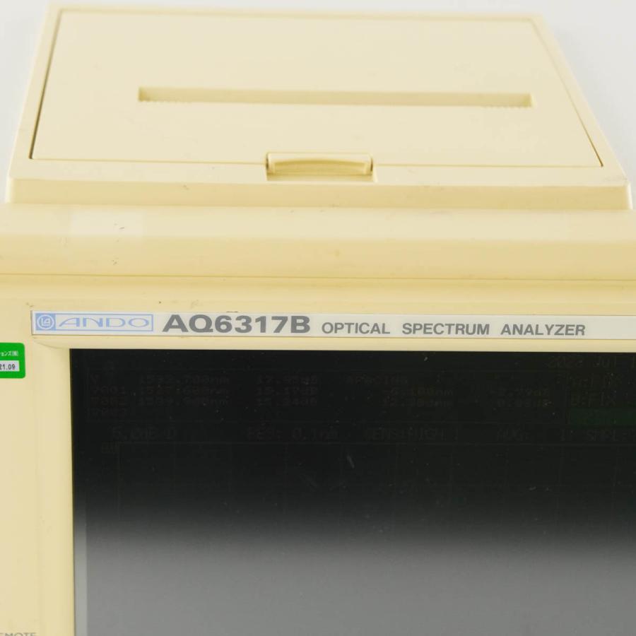 [JB]USED 現状販売 ANDO AQ6317B OPTICAL SPECTRUM ANALYZER 光スペクトラムアナライザー オプティ ...