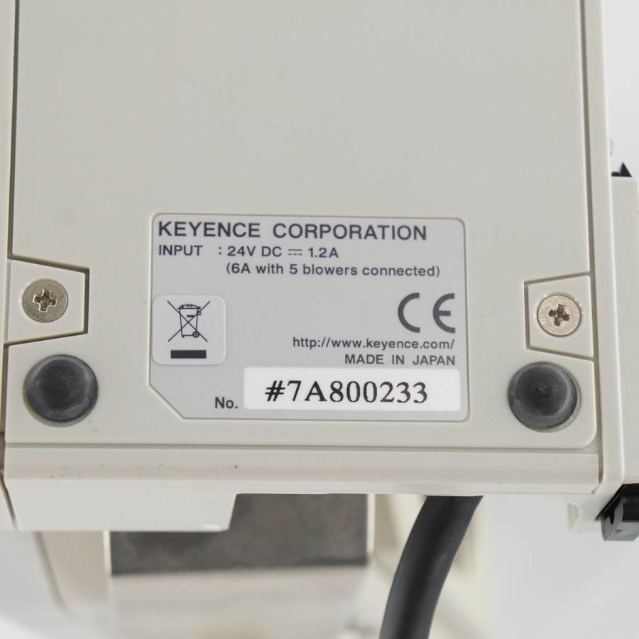 [JB]USED 現状販売 KEYENCE SJ-F030 ワイドエリア除電ブロア イオナイザー 除電器 ACアダプター [05076 ...