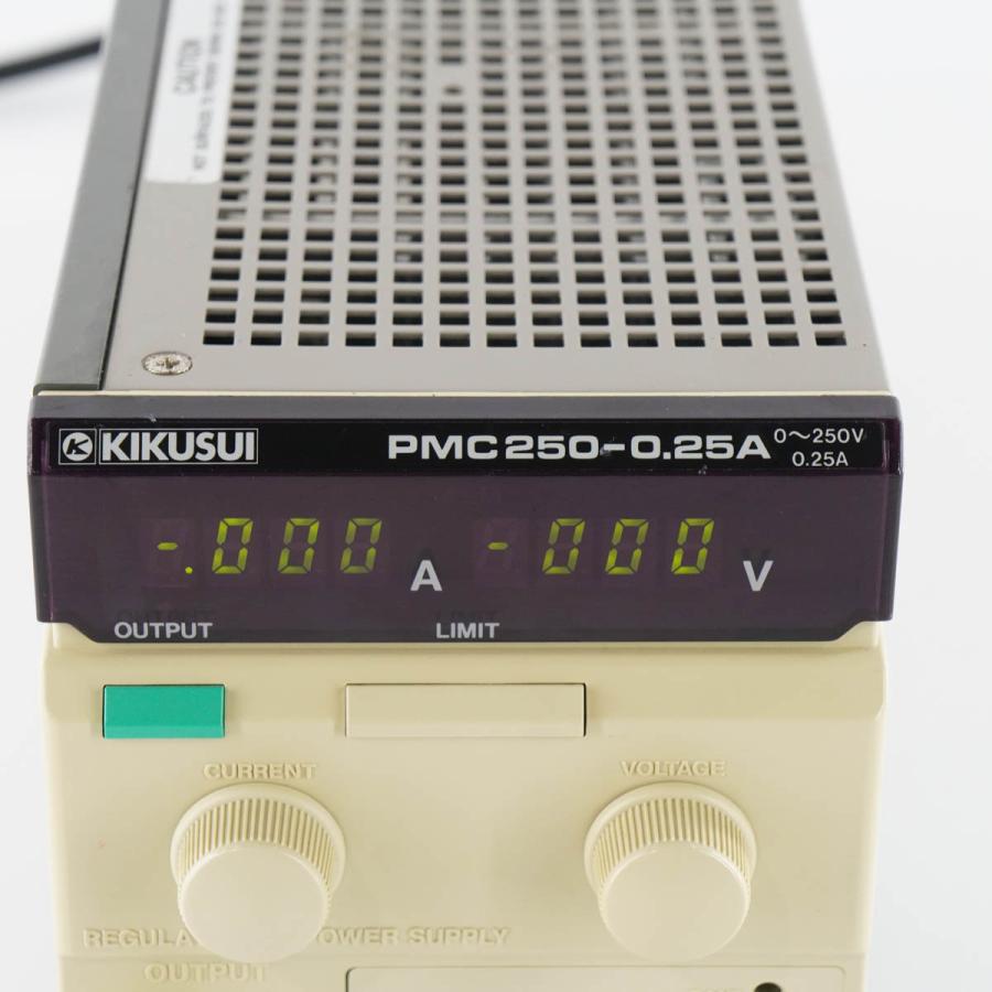 [DW]USED 8日保証 KIKUSUI PMC250-0.25A REGULATED DC POWER SUPPLY 直流安定化電源 DC ...