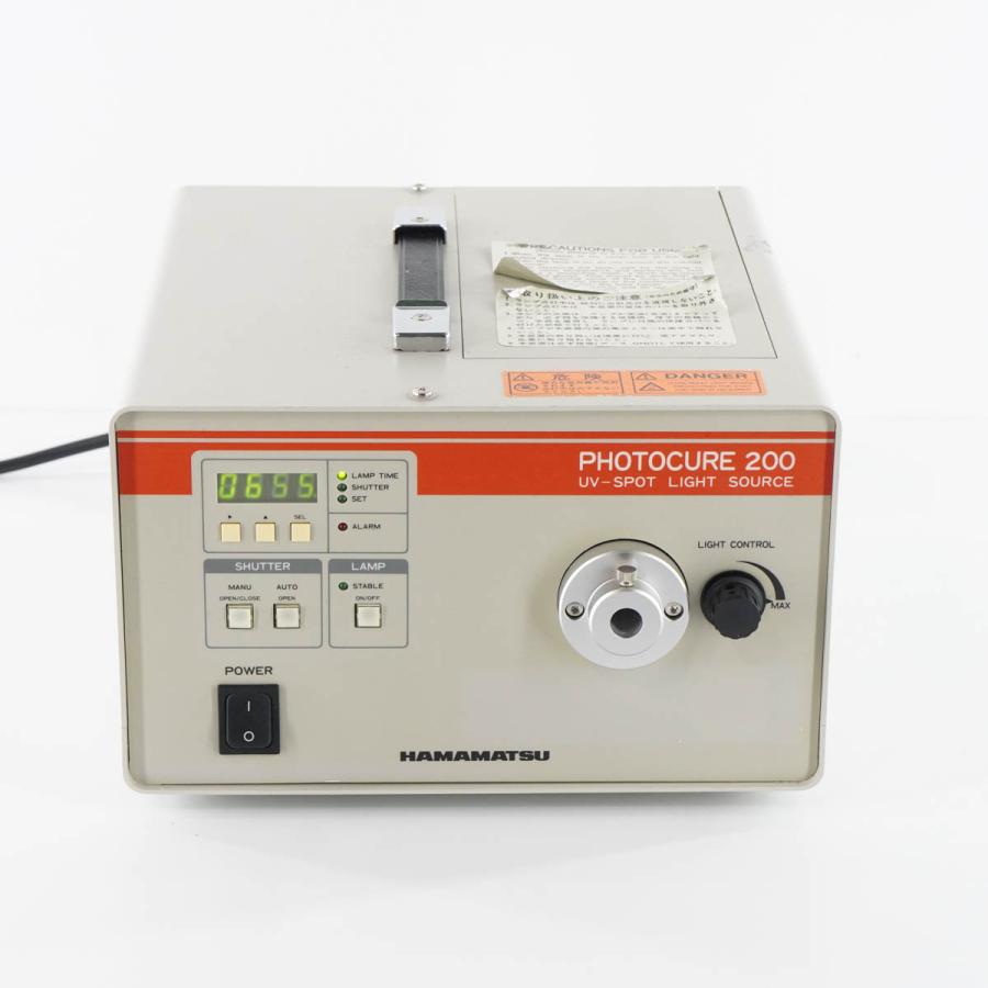 [DW]USED 8日保証 HAMAMATSU L7212-01 PHOTOCURE 200 UV-SPOT LIGHT SOURCE UV ...