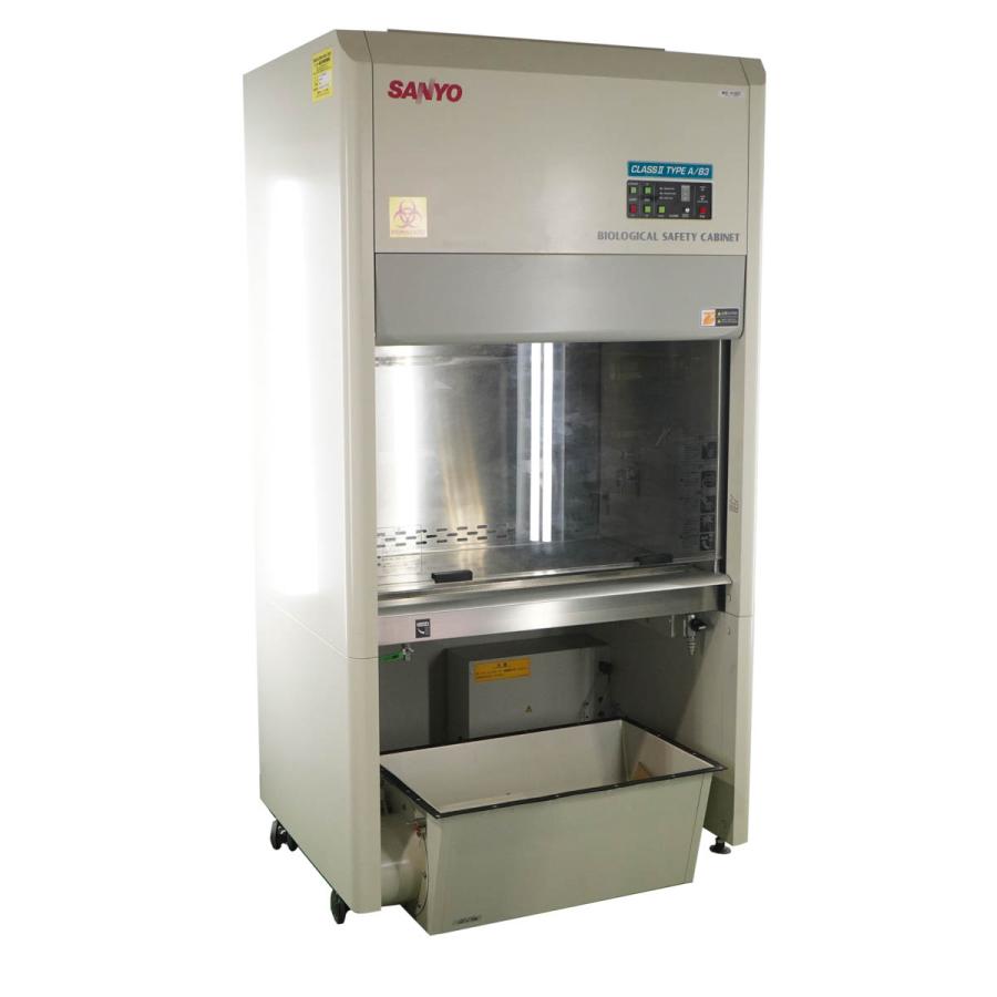 [DW]USED 8日保証 SANYO MHE-91AB3 BIOLOGICAL SAFETY CABINET バイオハザード対策用 ...