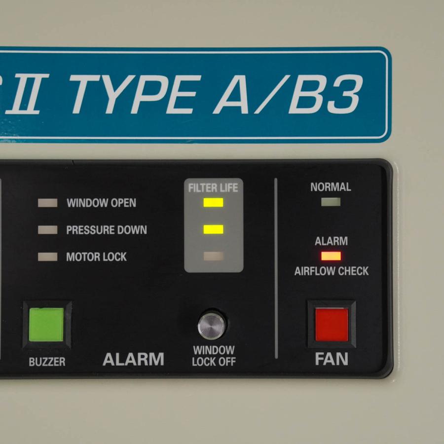 [DW]USED 8日保証 SANYO MHE-91AB3 BIOLOGICAL SAFETY CABINET バイオハザード対策用 ...