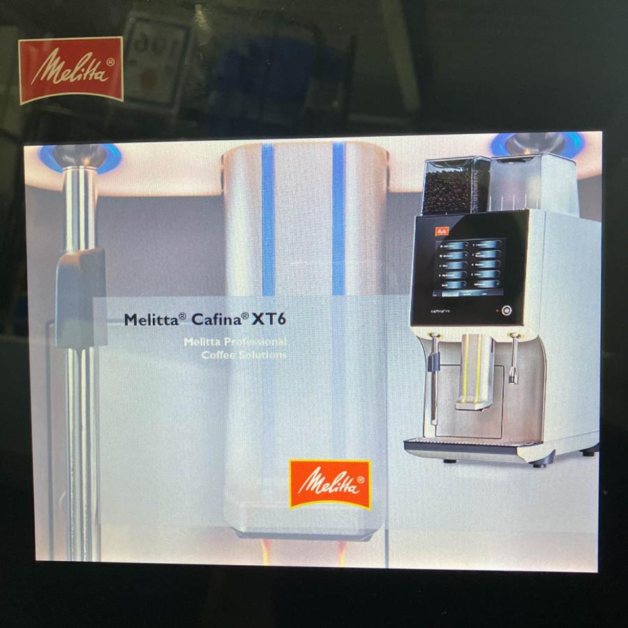 [JB]USED 現状販売 Melitta XT6 XT6-2G-0-WA-0-0 Cafina 業務用フルオートコーヒーマシン カフィーナ ...