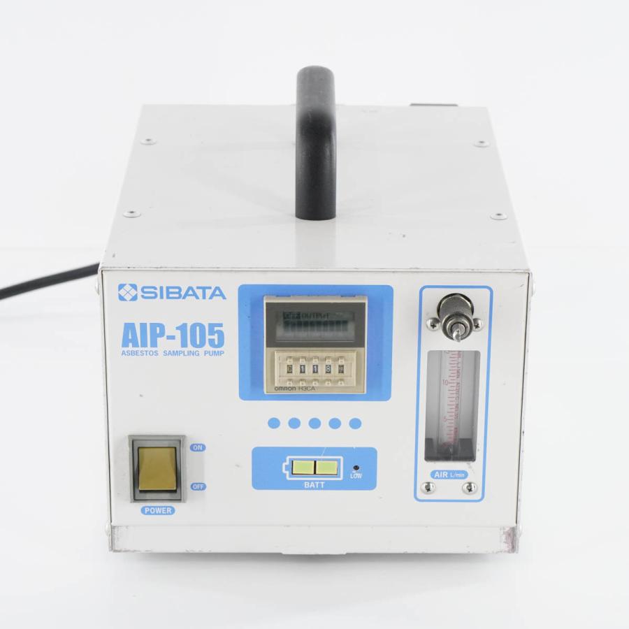 [DW]USED 8日保証 SIBATA AIP-105 ASBESTOS SAMPLING PUMP アスベストサンプリングポンプ ...