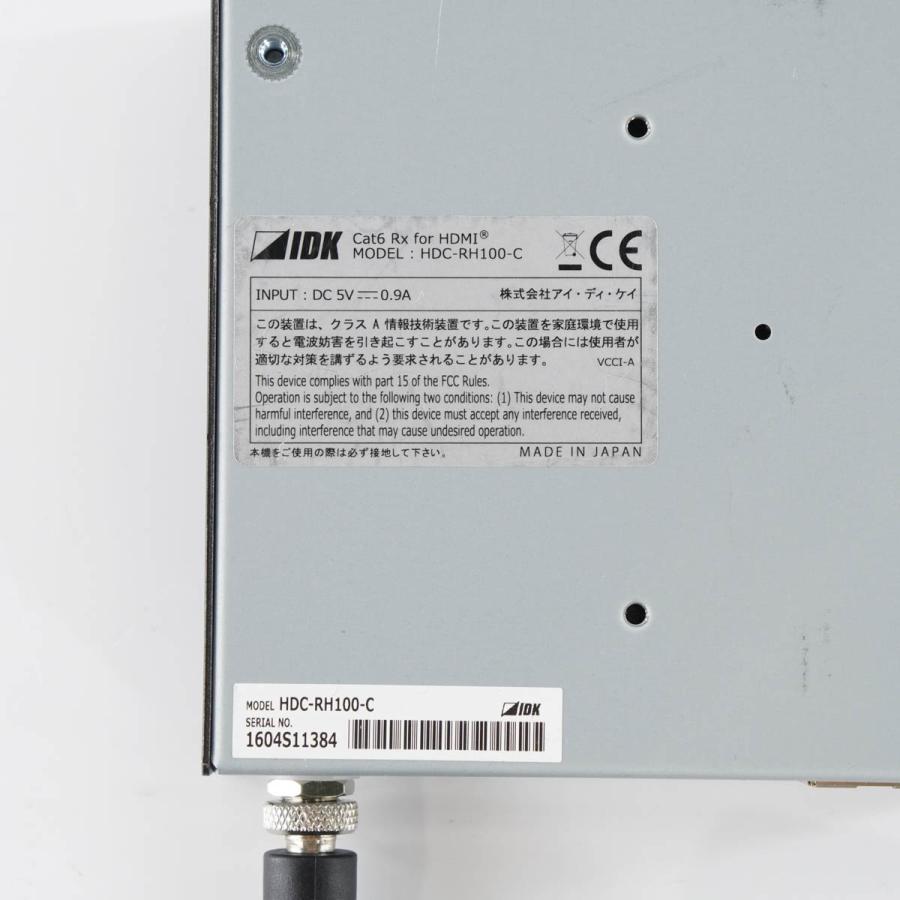 [PG]USED 8日保証 3台入荷 IDK HDC-RH100-C HDMI ツイストペアケーブル延長器 HDBaseT受信器 4K 60 ...