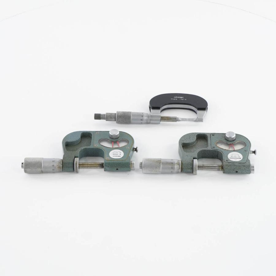 [DW]USED 8日保証 セット Mitutoyo 510-101 122-111 Micrometer マイクロメーター [05108 ...