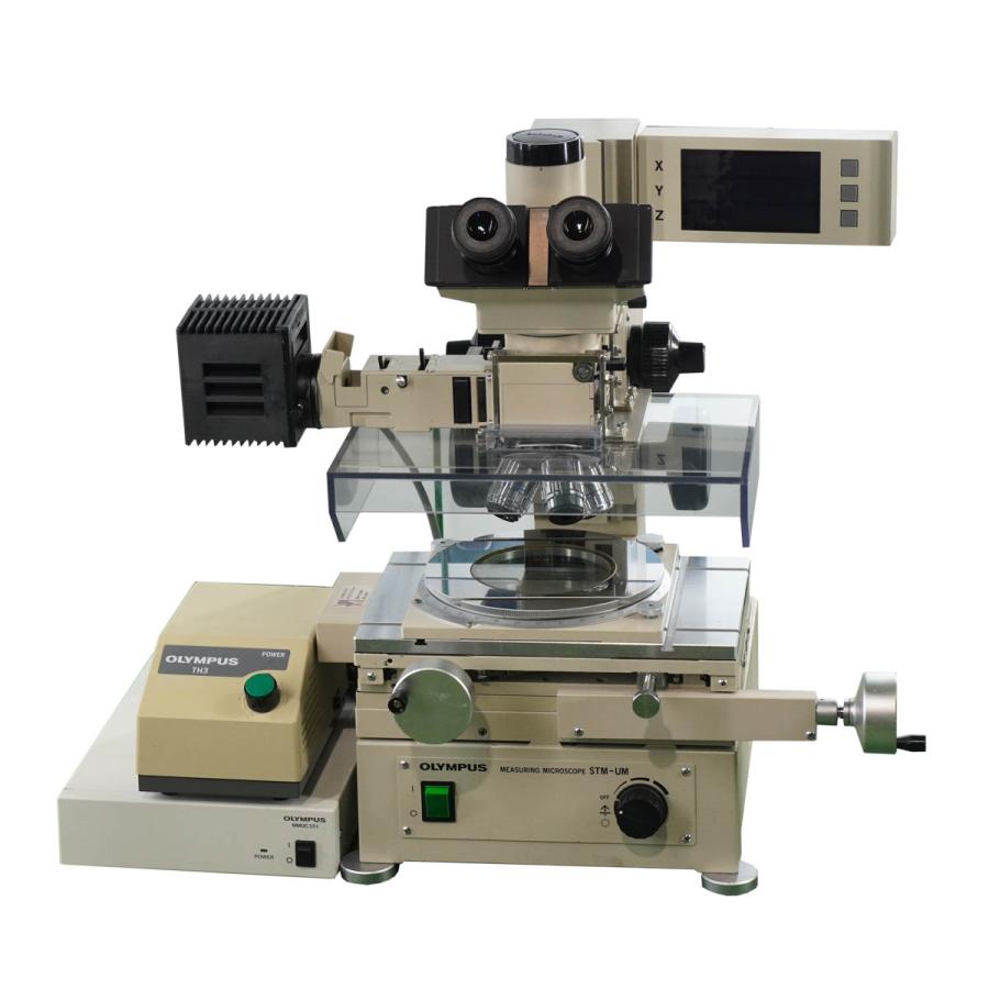 [DW]USED 8日保証 OLYMPUS STM-UM MEASURING MICROSCOPE 測定顕微鏡 MMOC 10× ...