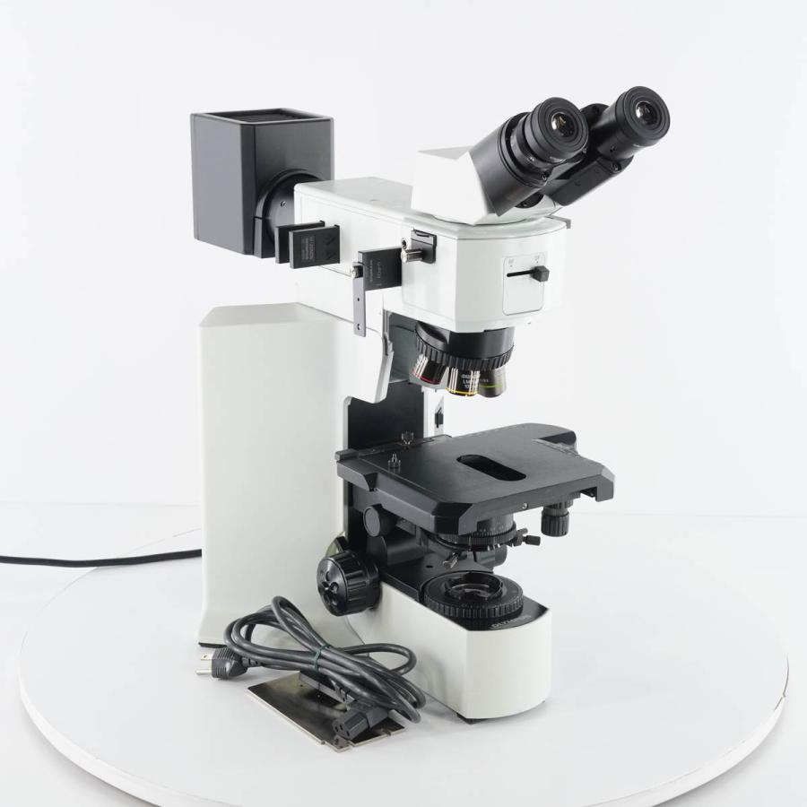 [PG]USED 8日保証 OLYMPUS BX51TRF Microscope 顕微鏡 U-B130-2 WH15×/14 LMPlanFl 5× 10× 100× N 20× 50× 電源 ...