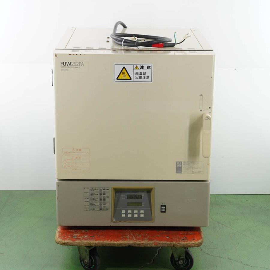 [DW]USED 8日保証 ADVANTEC FUW252PA ELECTRIC MUFFLE FURNACE 電気炉 電気マッフル炉 単相 ...