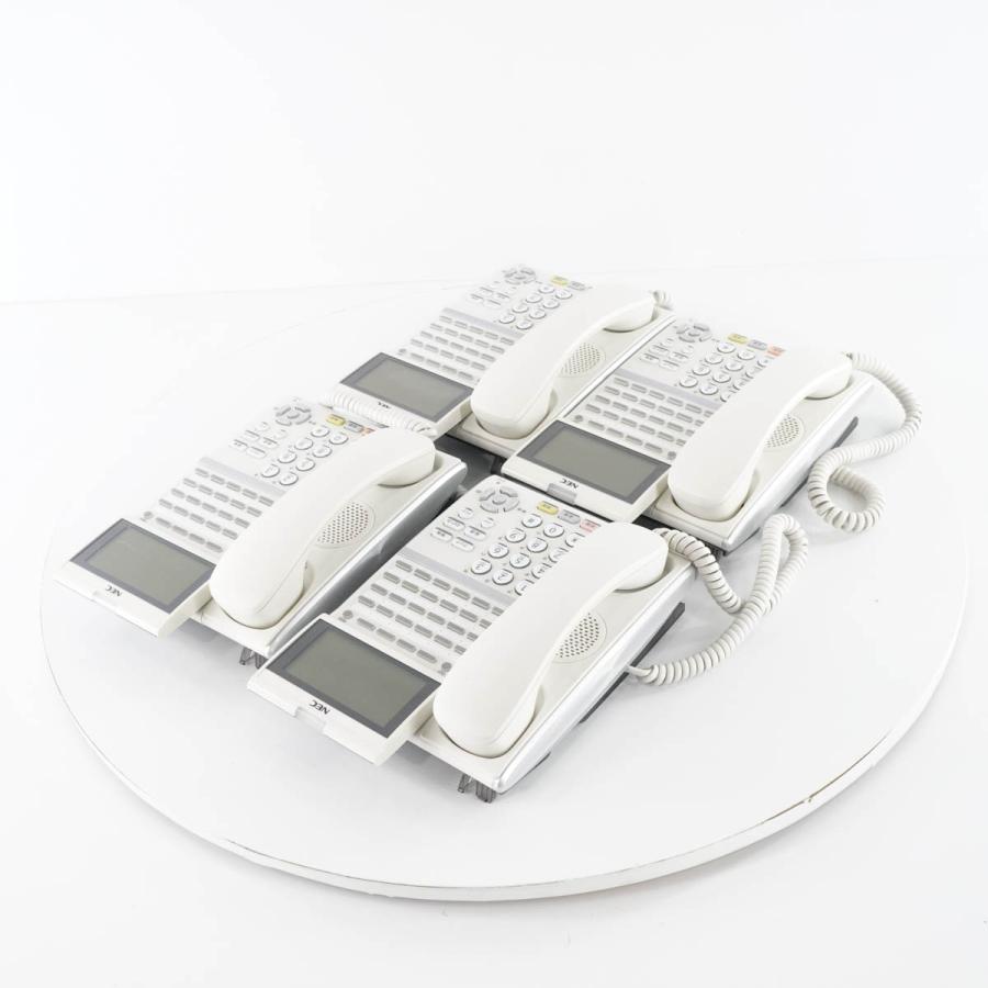 [PG]USED 8日保証 4台セット NEC DZV(XD)W-2Y(WH) DT400Series DTZ-24D-2D(WH)TEL ...