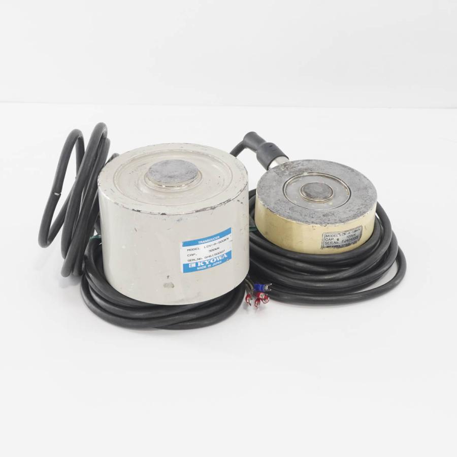 [DW]USED 8日保証 KYOWA LCK-A-100KN LCV-A-500KN ロードセル薄型圧縮荷重計 [05150-0052 ...